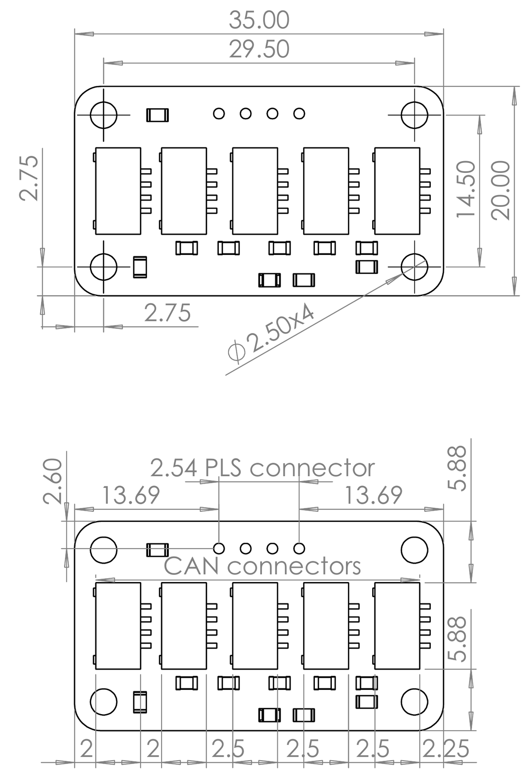 CAN bus splitter – Zubax Shop